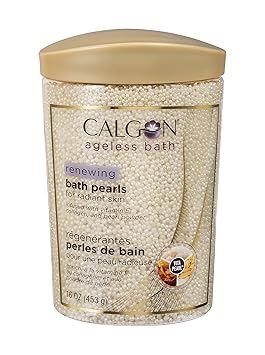 Amazon.com : Calgon Ageless Bath Series Renewing Pearls (16-Ounce ...