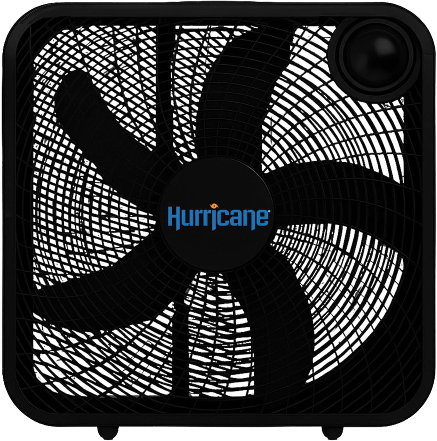 Amazon.com: Hurricane Classic Floor Mount Box Fan w/ 3 Quiet Speeds ...