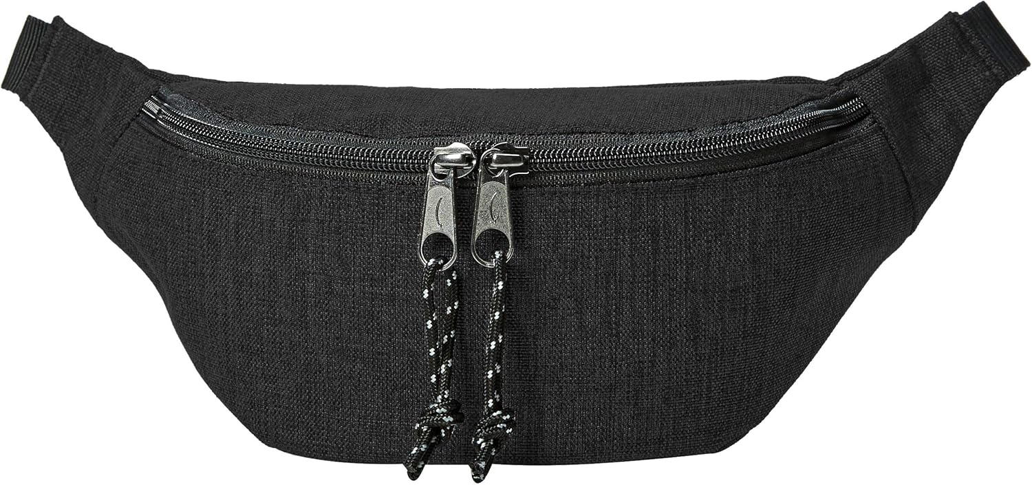 Amazon.com | Amazon Basics Bum Bag with Double Pocke, Black, 3L | Waist ...