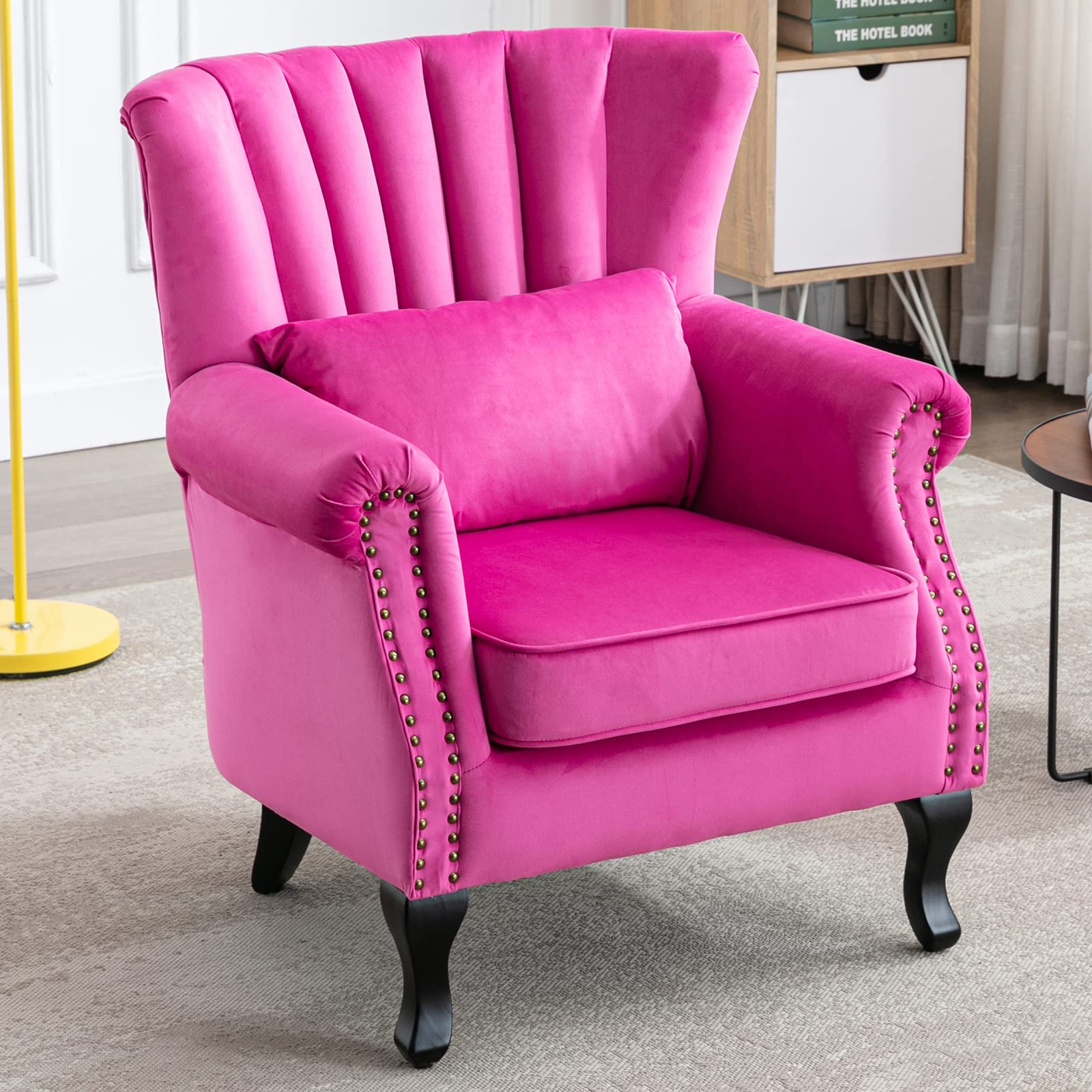 Amazon.com: LZAREAL Accent Reading Arm Chairs Midcentury Modern Comfy ...