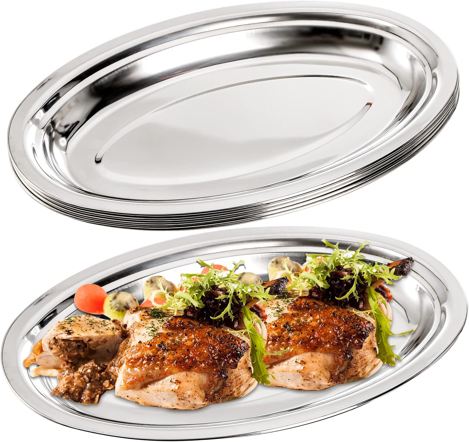 Amazon.com | Winco APL-11 Aluminum Sizzling Platter, 11-Inch, Medium ...