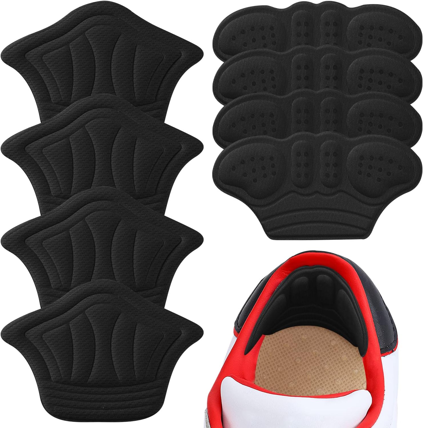 Amazon.com: Huethy Back of Heel Cushion Inserts, Mesh Grips Pads for ...