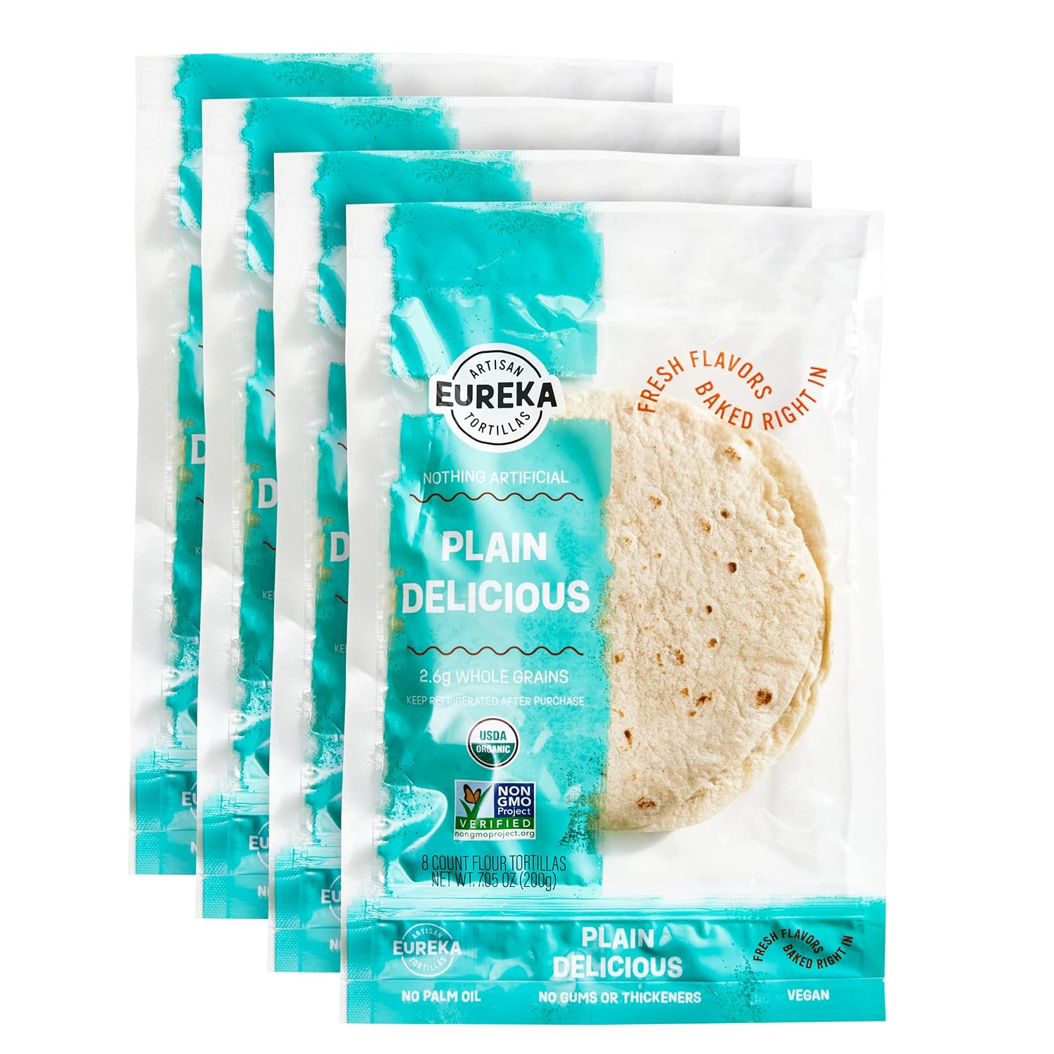 Amazon.com: Eureka Tortilla Flour Tortillas, Soft Street Taco Shells ...