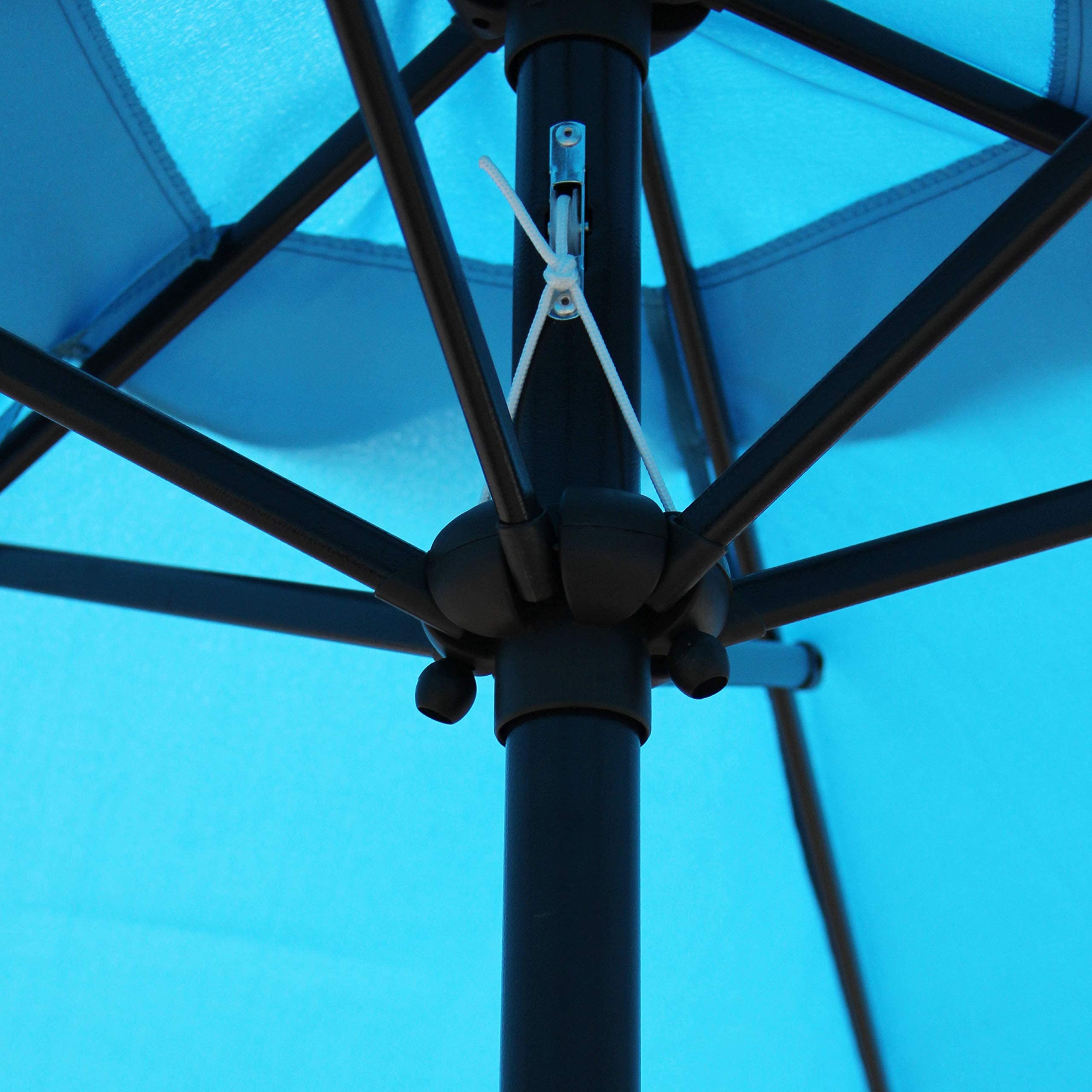 Snapklik.com : Blissun 7.5 Ft Patio Umbrella, Yard Umbrella Push Button ...