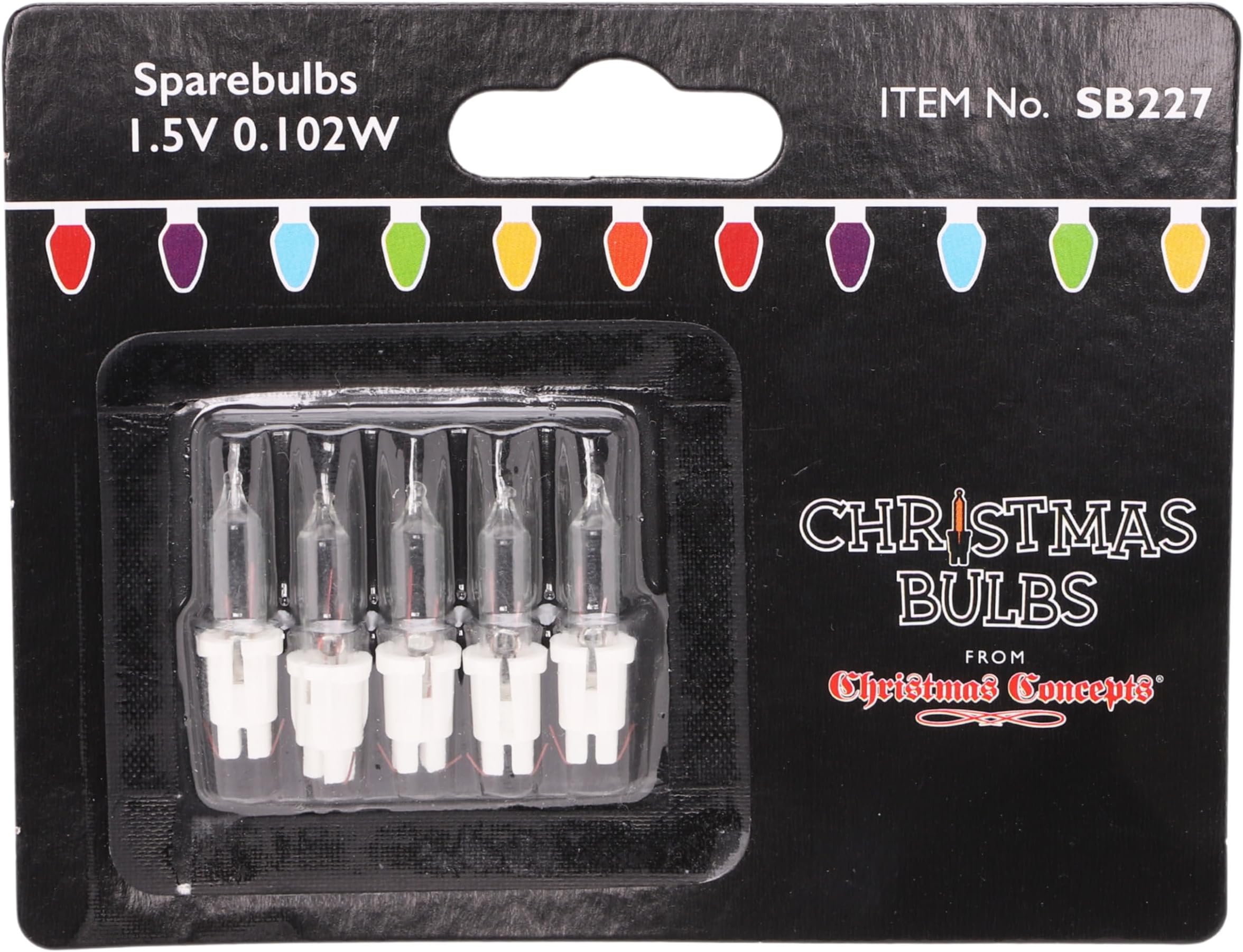 5 Clear Push In Spare Replacement Bulbs 2v 0.16w (SB265) : Amazon.co.uk ...