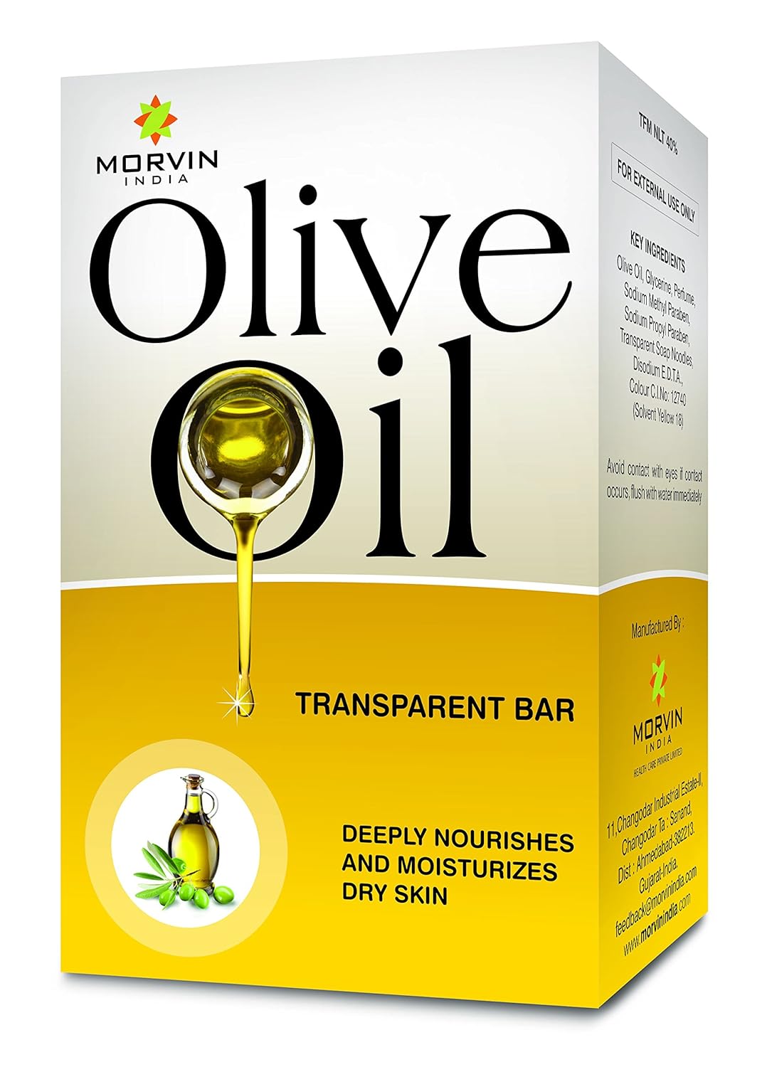 Buy MORVIN INDIA OLIVE OIL SOAP,120gm. Online at Low Prices in India ...