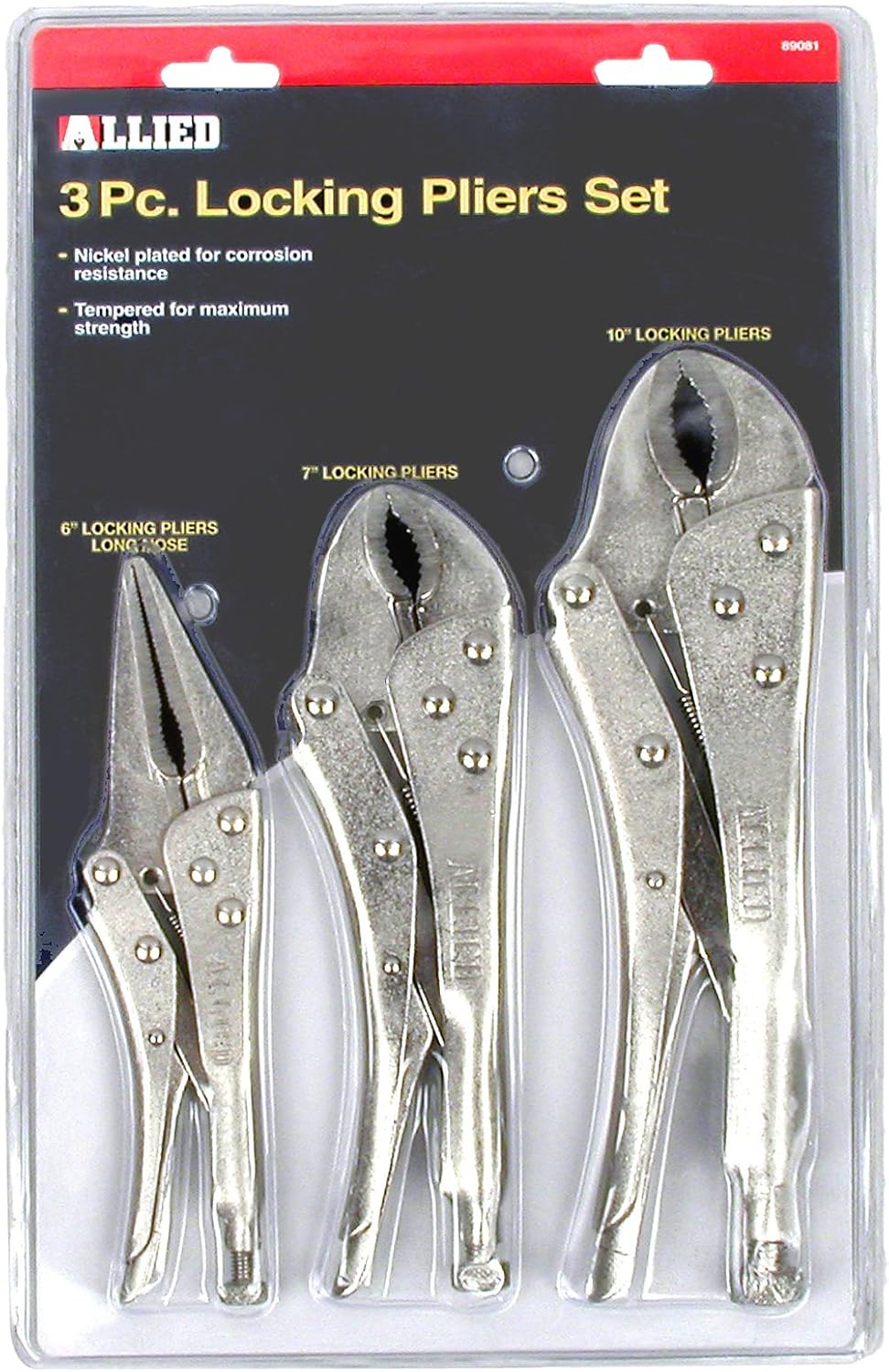 3 PC. LOCKING PLIERS SET - Locking Jaw Pliers - Amazon.com