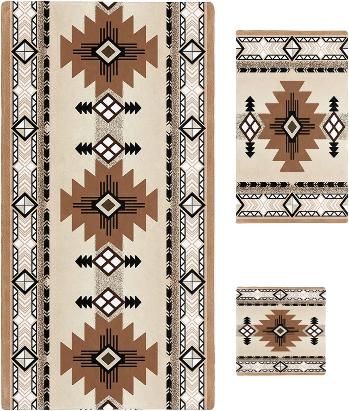 Amazon.com: Chees D Zone Bath Towel Sets,Retro Aztec Ethnic Tribal ...