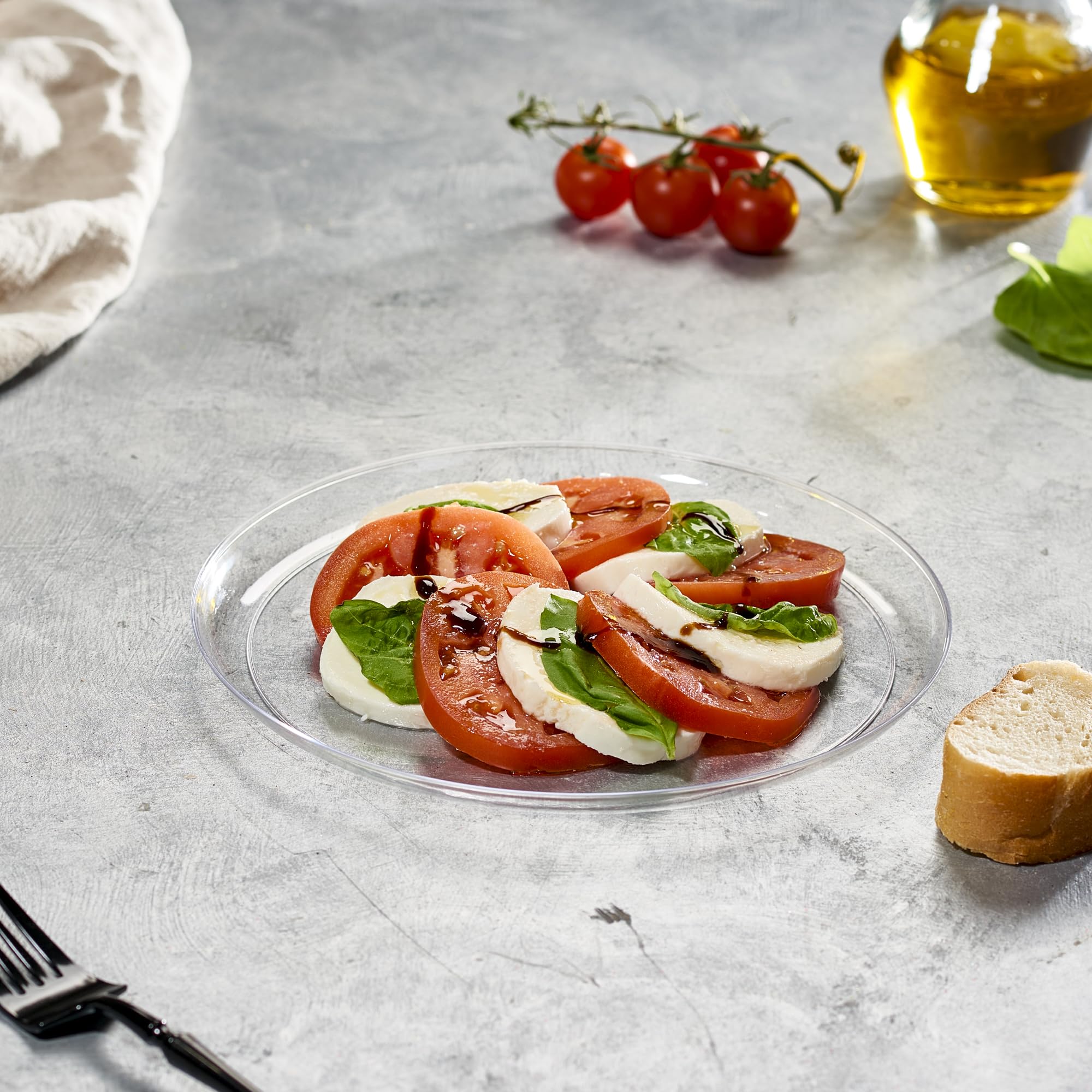 Snapklik.com : PLASTICPRO Plastic Party Plates Edge Collection Premium ...