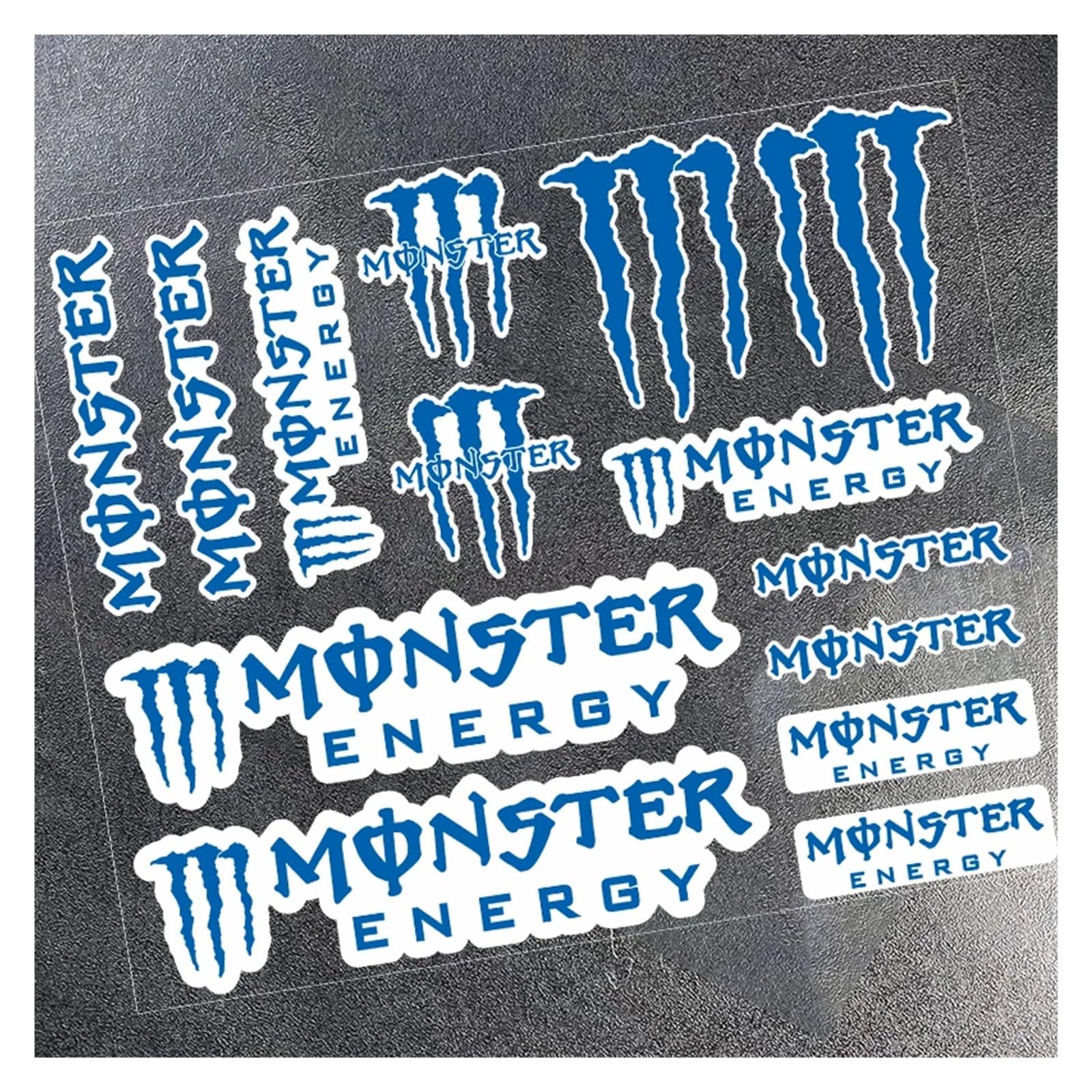 Logotipo De Monster Energy En Azul