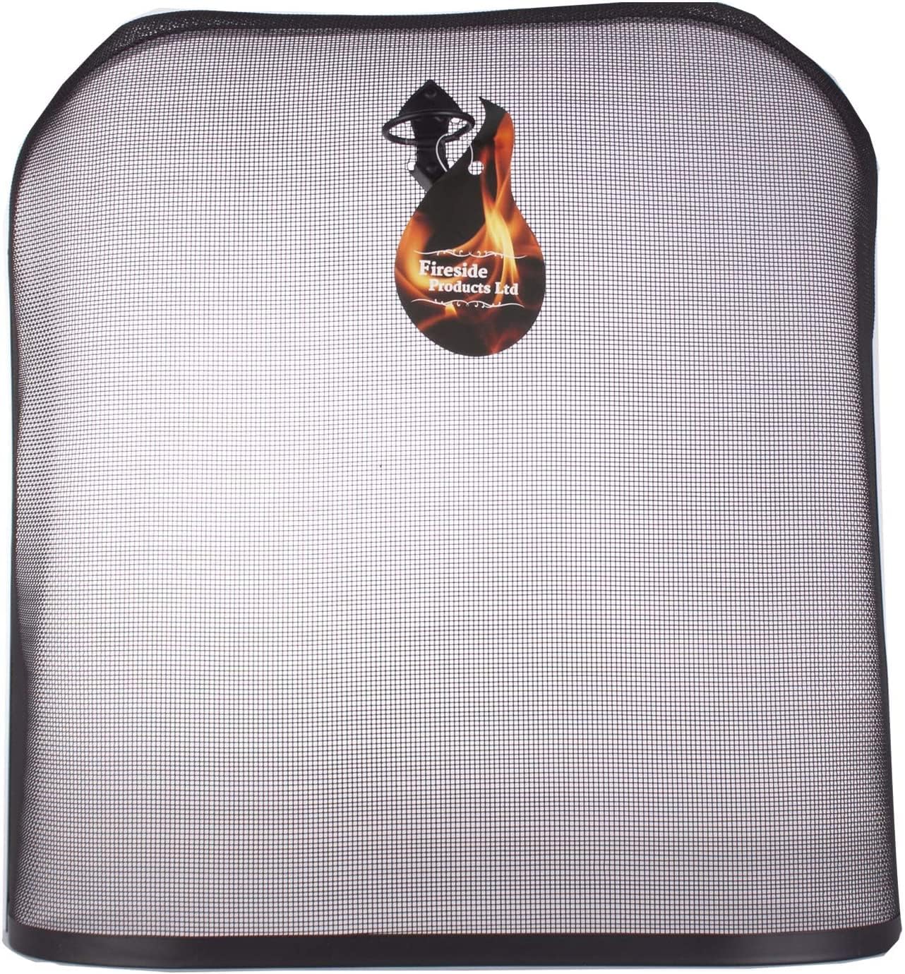 Unibos Fireplace Guard Spark Guard Fire Screen Single Panel Black ...