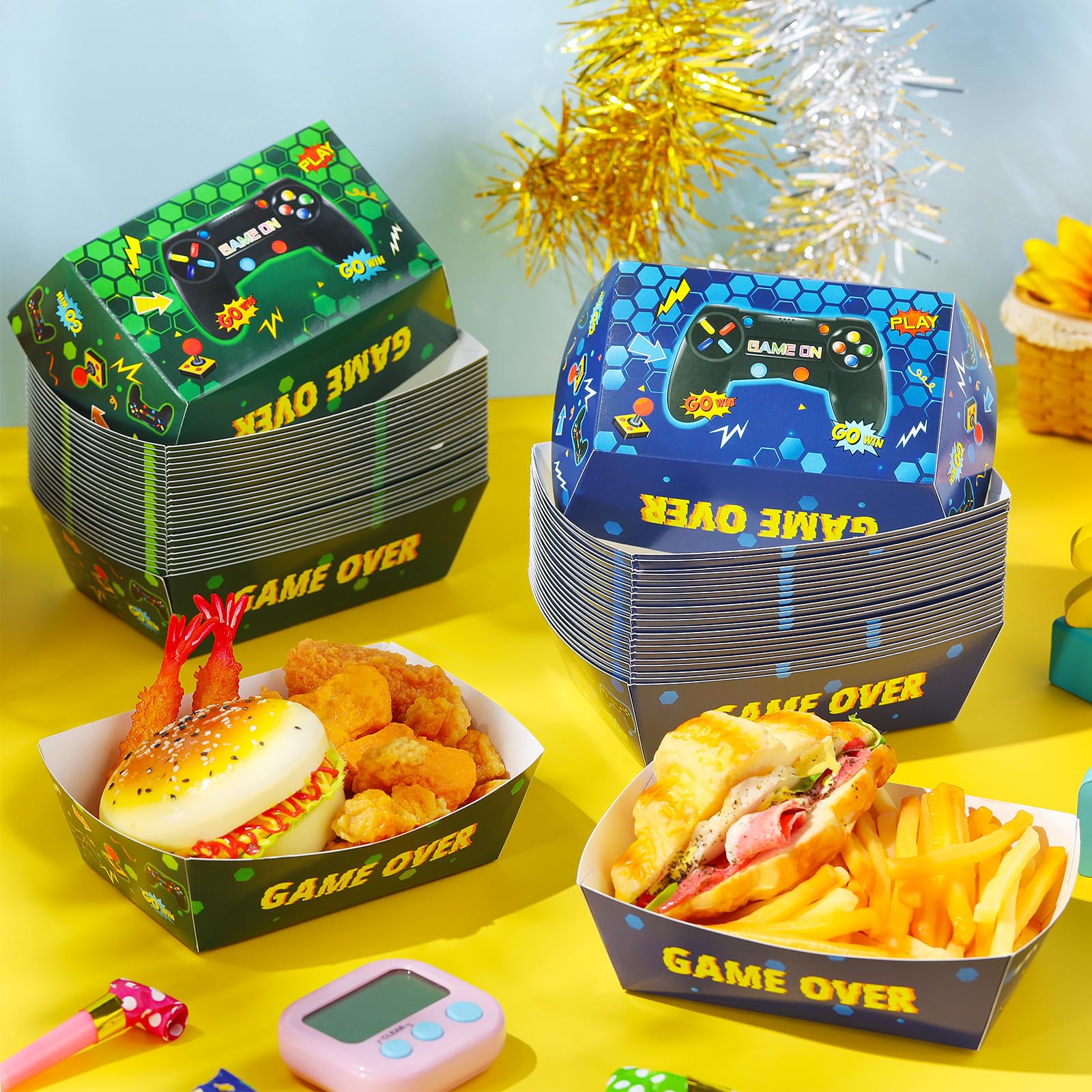 Snapklik.com : 50 Pack Video Game Supplies 1.1lb Video Game Food ...