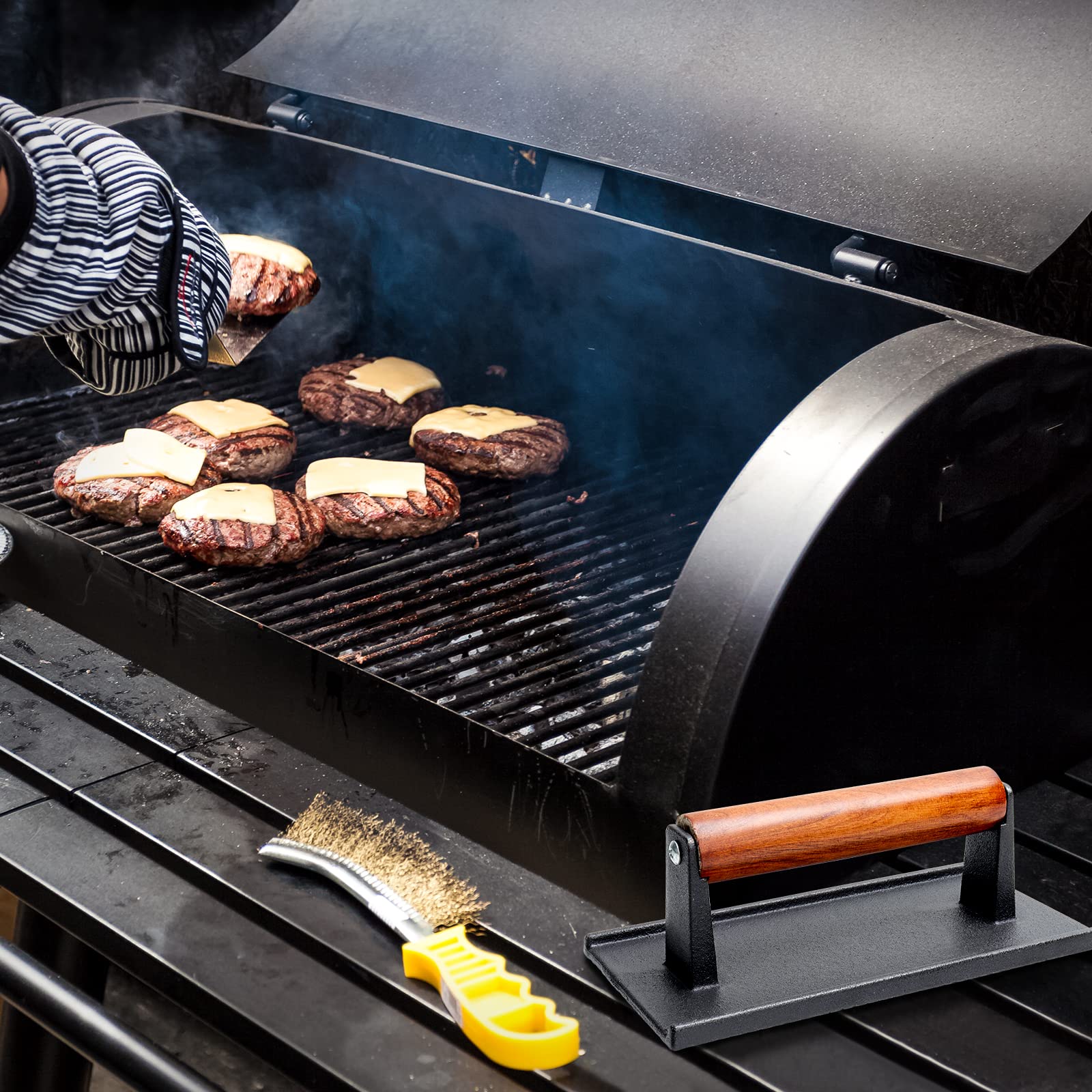 Snapklik.com : Heavy Duty Rectangle Burger Press, 2 Pack 8.34.3 Meat ...