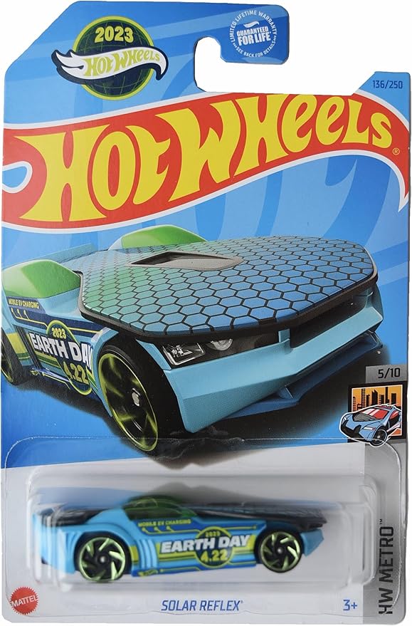 Amazon.com: Hot Wheels Solar Reflex, HW Metro 5/10 [Blue] 136/250 ...