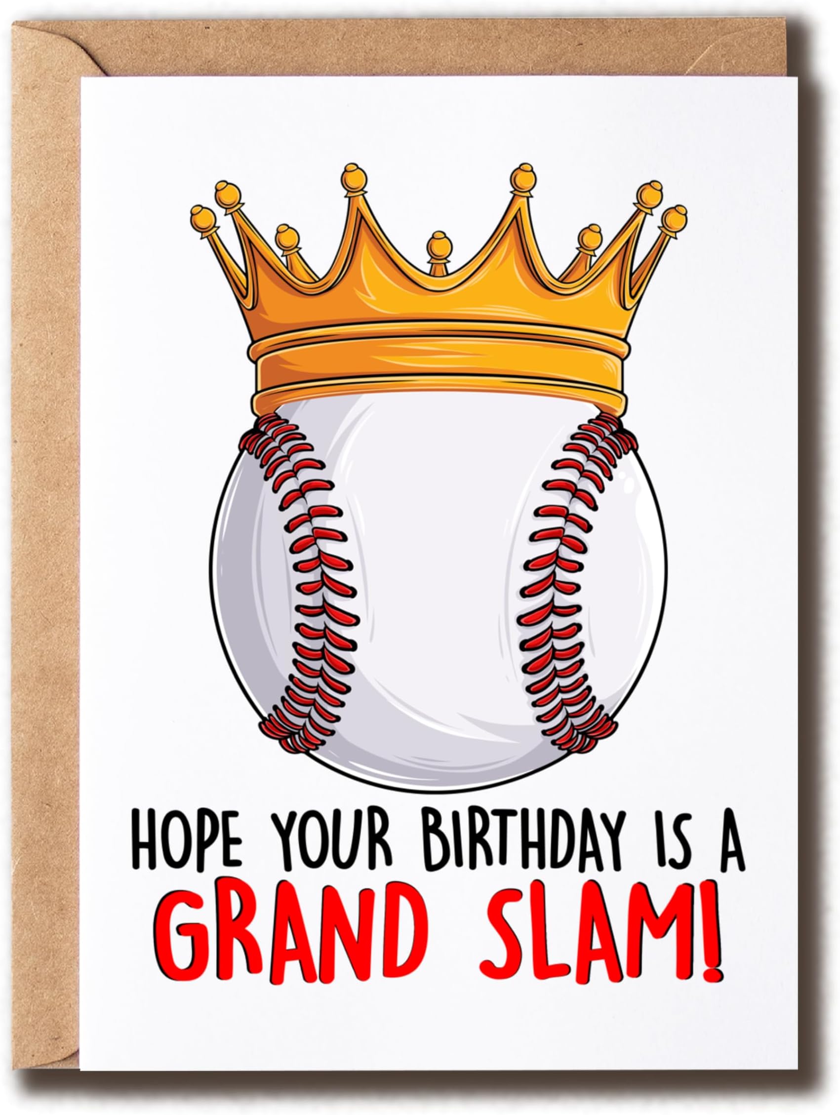 Amazon.com: XumaGifts Baseball Birthday Card - Hope Your Birthday Is A ...