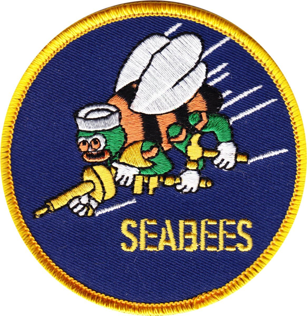 Amazon.com: Seabees Small Version Patch - United States Naval ...
