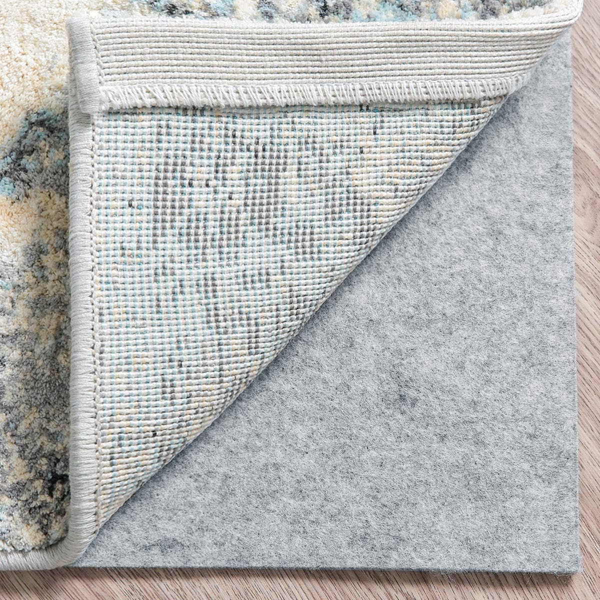 Amazon.com: 3x5 Double Sided Non Slip Rug Pad Gripper - 1/4” Thick Felt ...