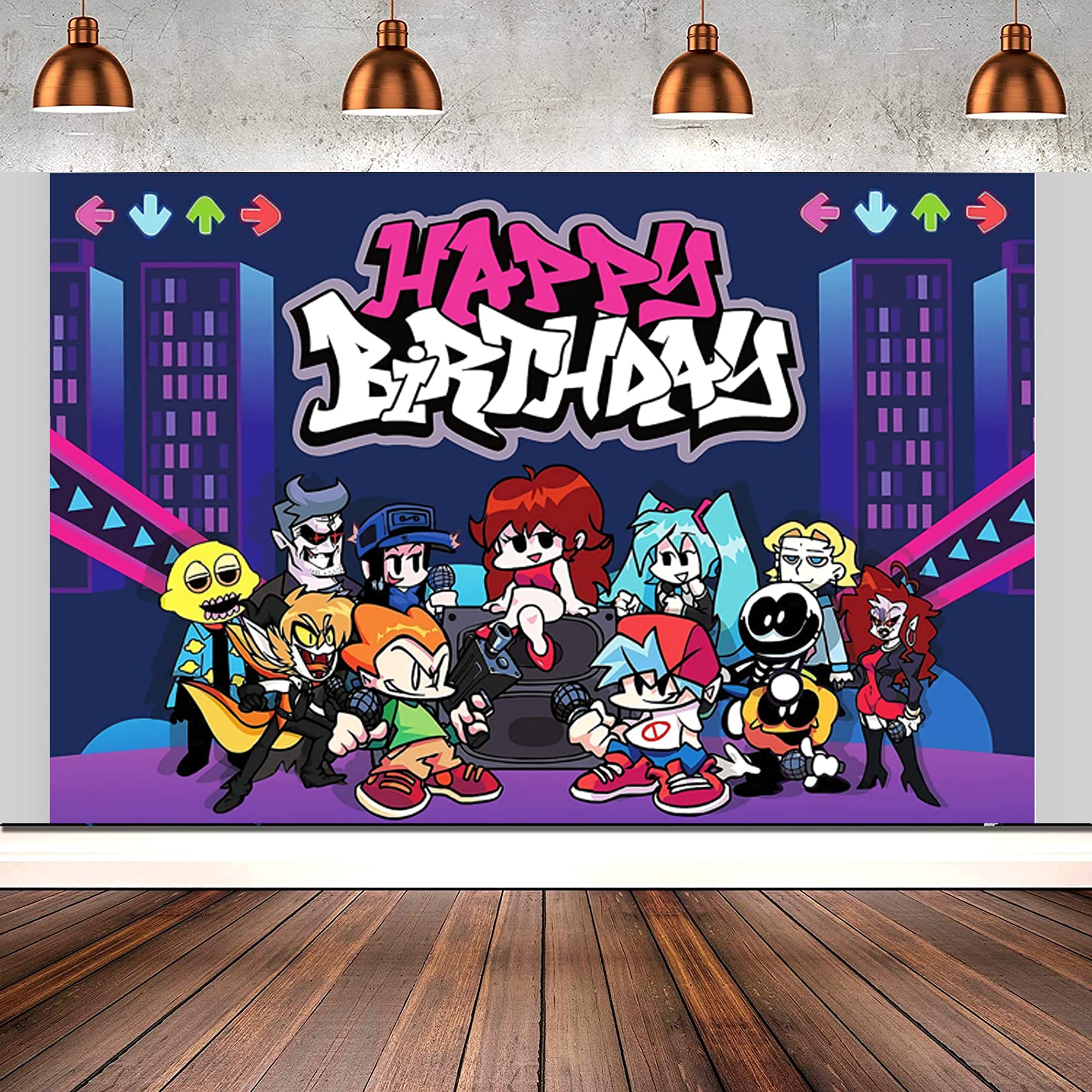 Friday Night Funkin Birthday Party Supplies Friday Night Funkin Poster ...