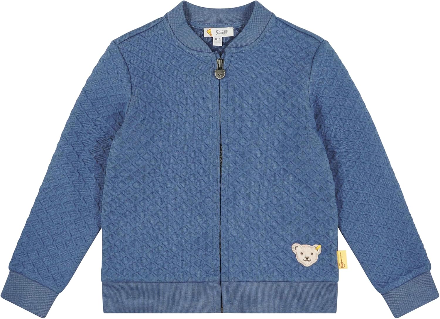 Steiff Mädchen Sweatjacke ohne Kapuze, Butterfly, BIJOU BLUE, 92 ...