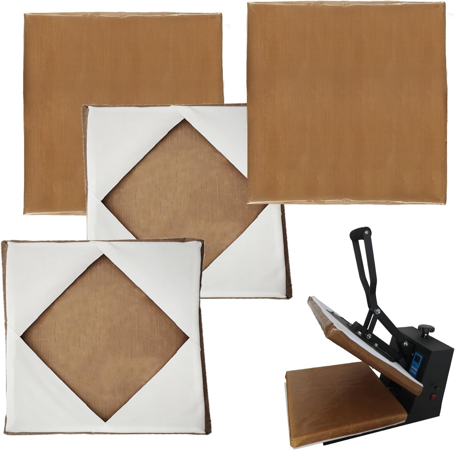 Amazon.com: Upper Platen Base Wrap Cover Protector Heat Press 16" x 20 ...