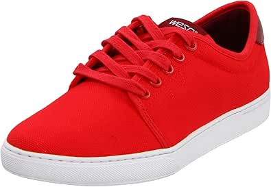 Amazon.com | WeSC Men's Edmond Fashion Sneaker,True Red,42 EU/9 M US ...