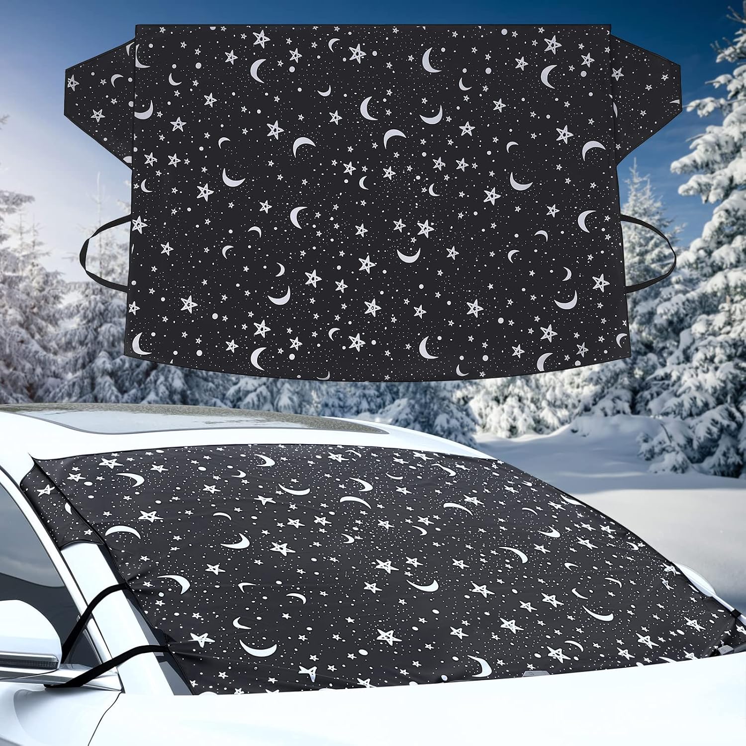 Amazon.com: Car Windshield Cover for Ice Frost and Snow Oxford Fabric ...