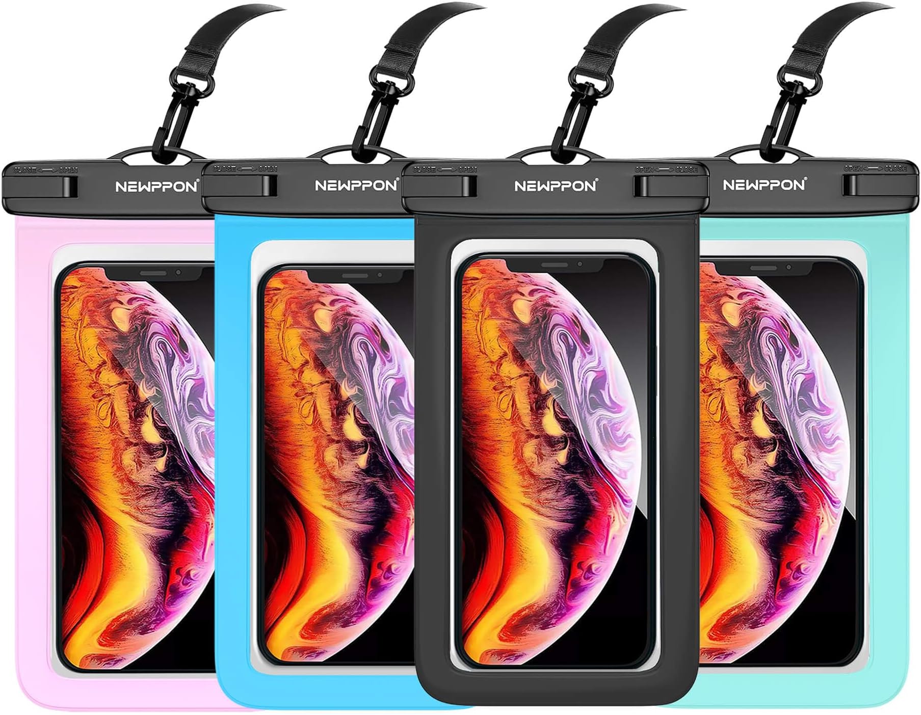 Amazon.com: Universal Waterproof Phone Pouch 3 Pack, IPX8 Phone Water ...