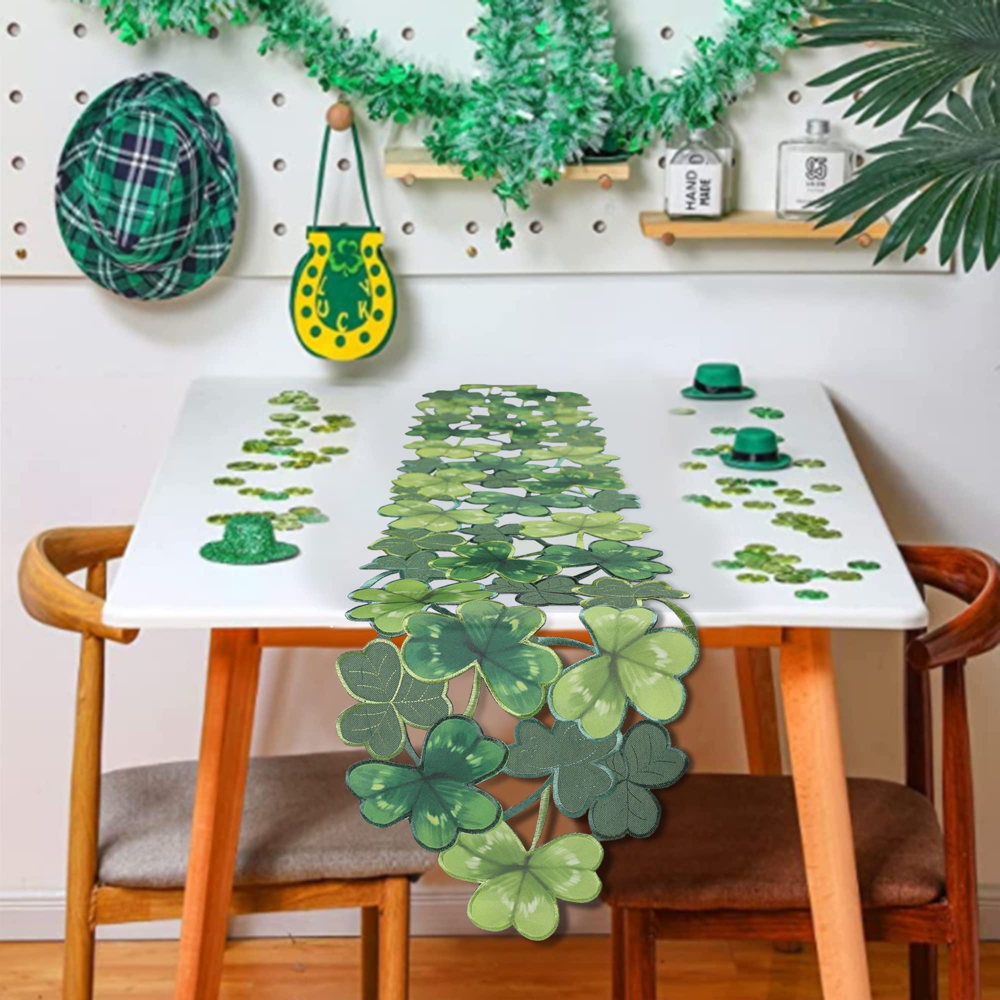 Snapklik Owenie Embroidered St Patricks Day Table Runner Small
