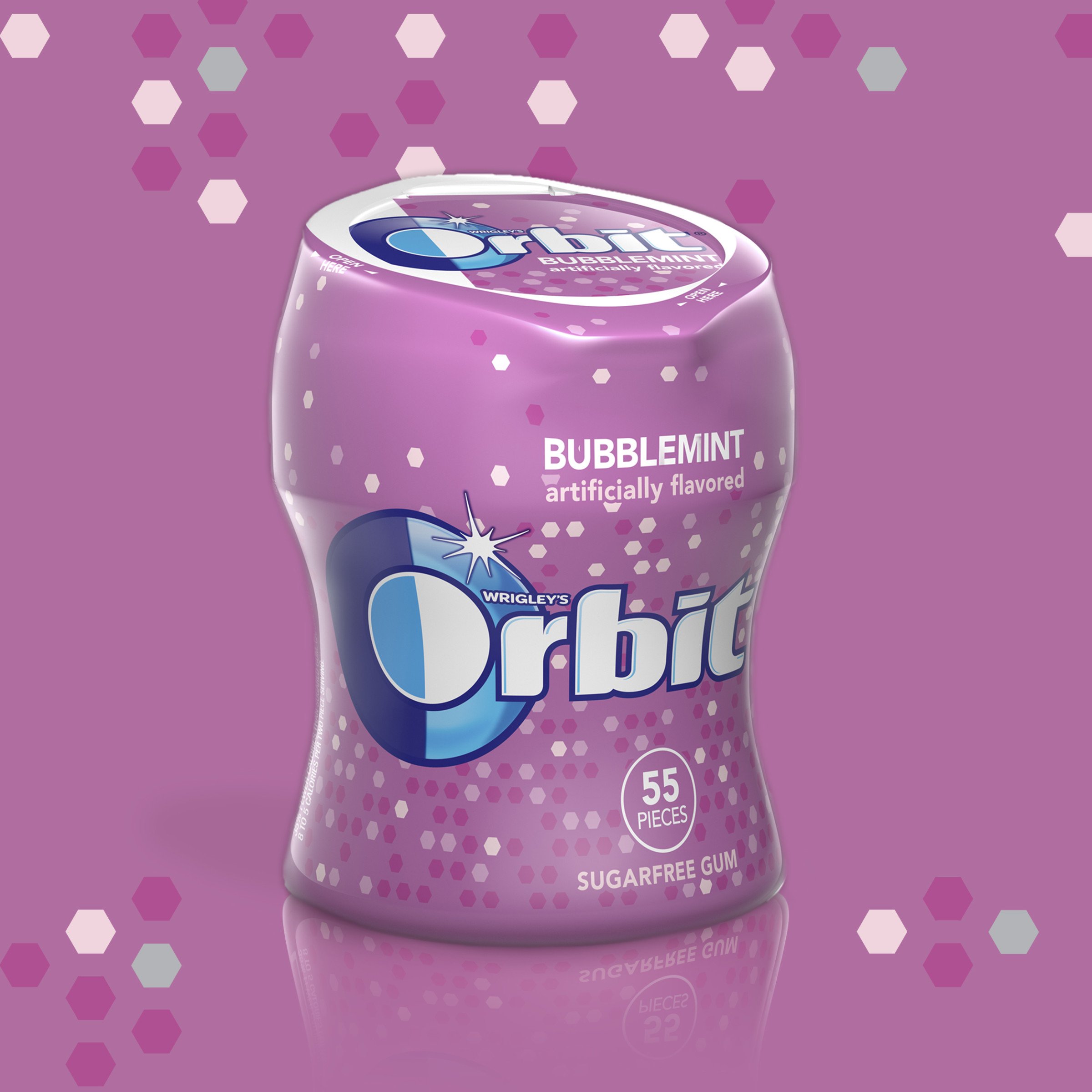 Snapklik.com : ORBIT Gum Bubblemint Sugar Free Chewing Gum Bulk Pack ...