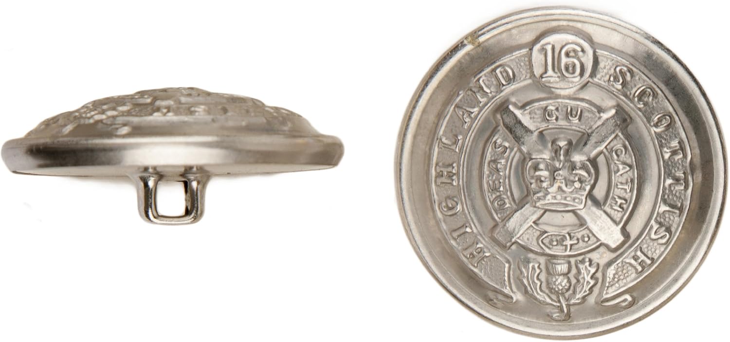 Amazon.com: C&C Metal Products 5033 Heraldic Metal Button, Size 36 ...