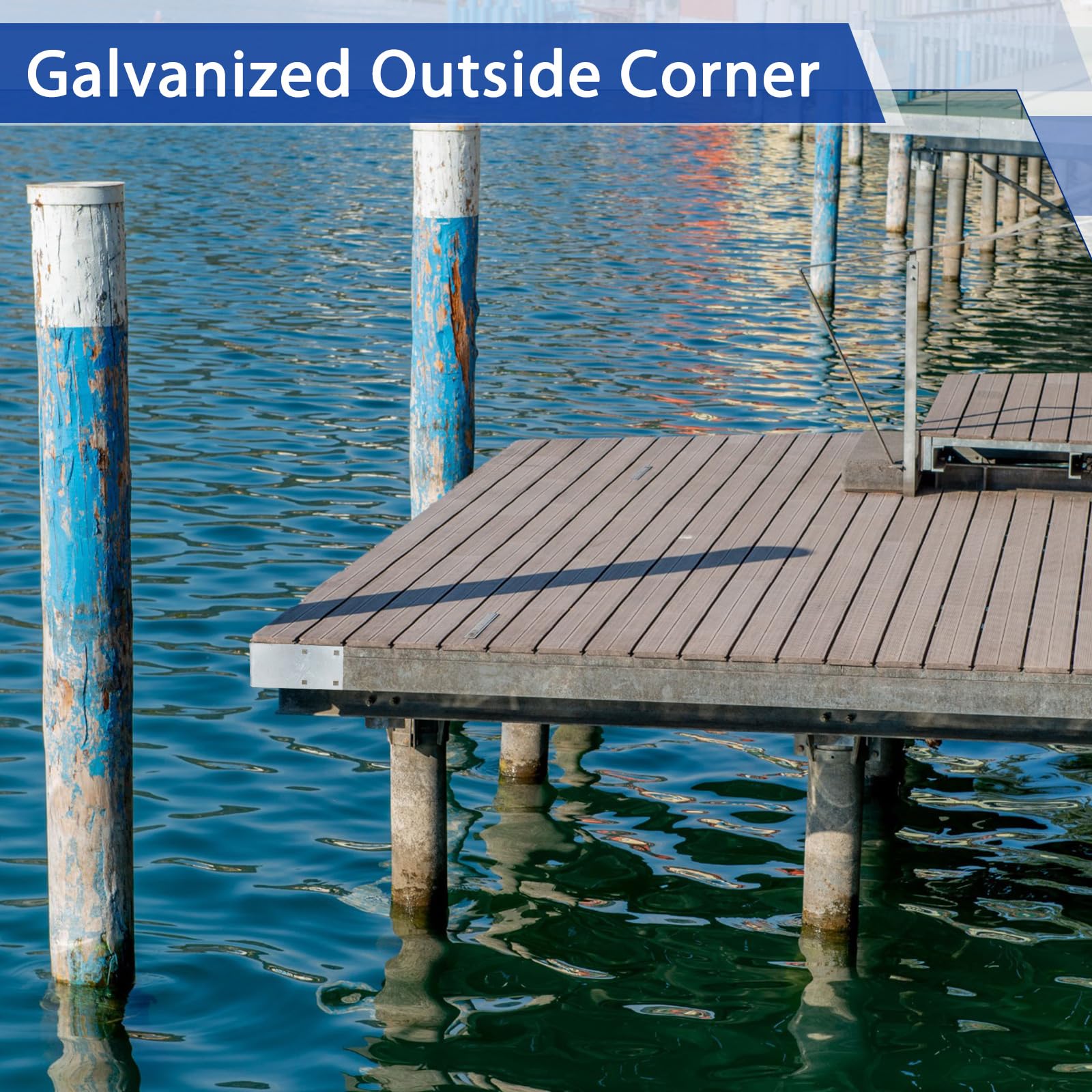 Snapklik.com : Yaocom 2 Pcs 10.25 X 10.25 X 5 Inch Galvanized Outside ...