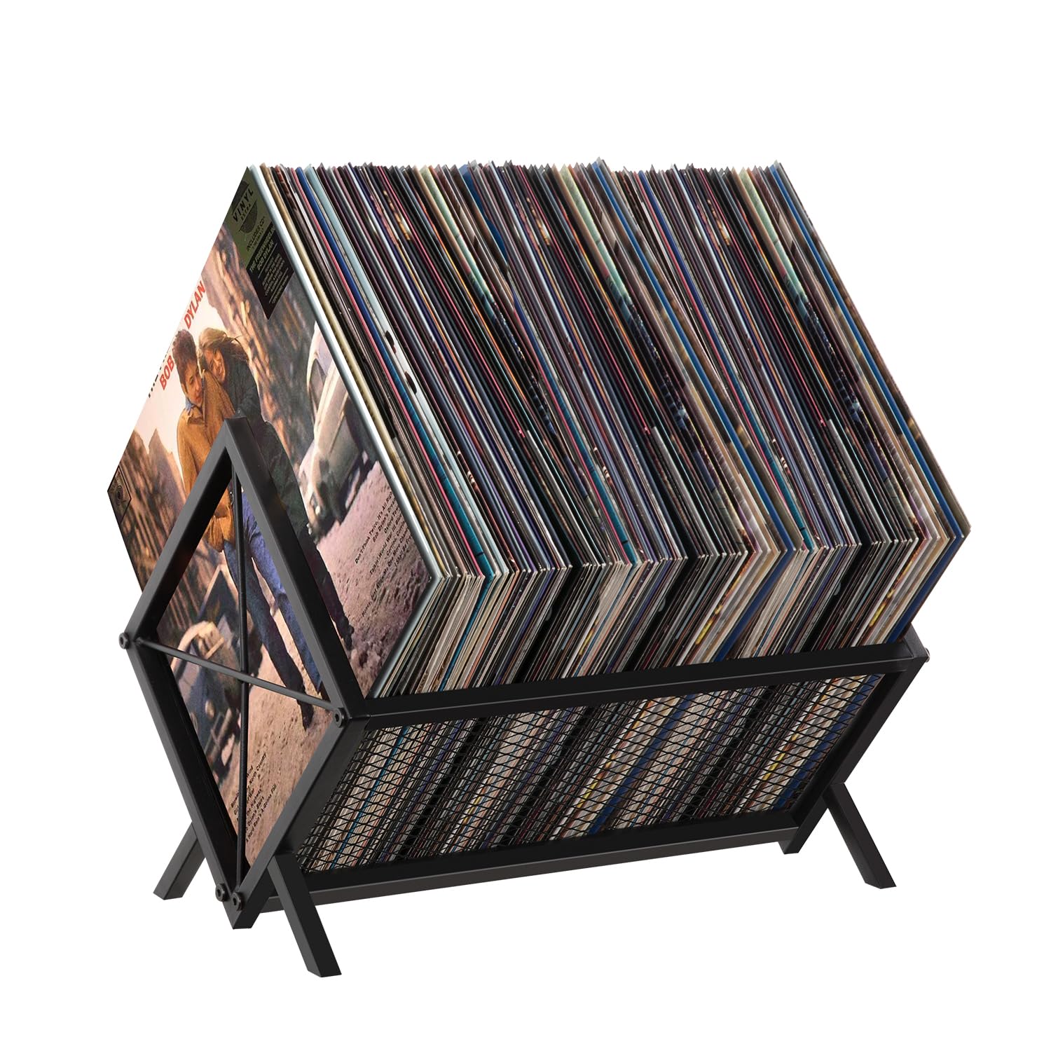 Amazon.com: YINMIT Vinyl Record Storage Holder,80-100 LP Vinyl ...