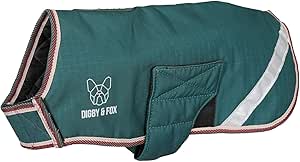 Amazon.com : Shires Digby & Fox Waterproof Dog Coat (Forest, Medium ...
