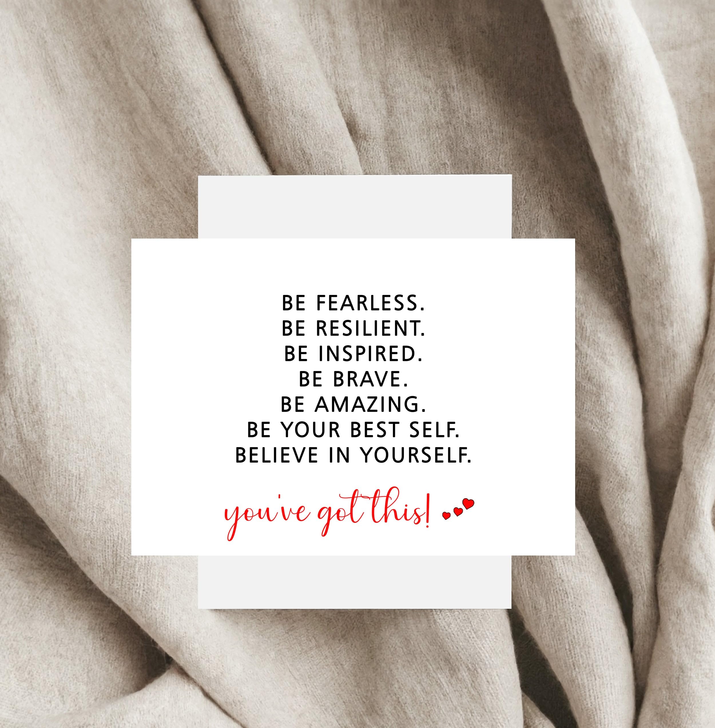 Snapklik.com : Be Fearless Be Resilient Be Inspired Be Brave Card ...
