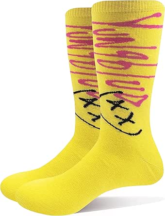 Amazon.com: Yungblud Socks Vip Logo Official Unisex Yellow Ankle (Uk ...