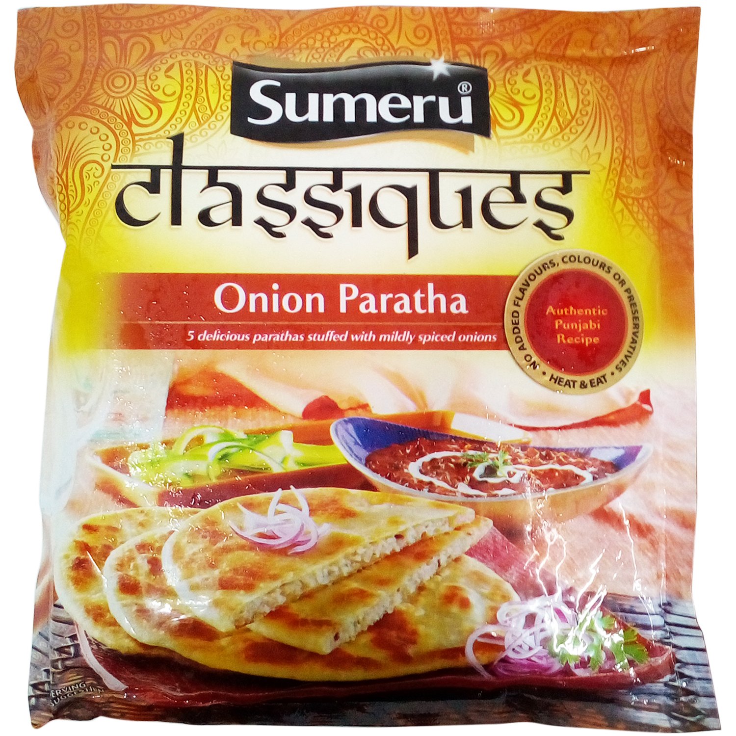 Sumeru Paratha - Onion, 400g Pack : Amazon.in: Grocery & Gourmet Foods
