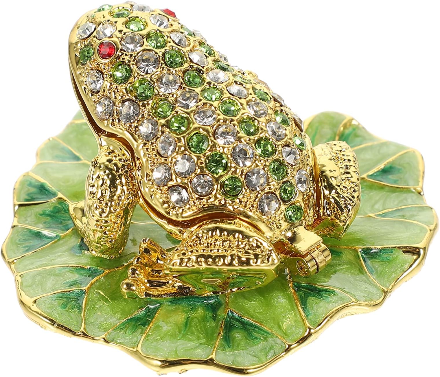 Amazon.com: SEVENBEES Small Frog Prince Trinket Boxes Hinged Frog ...
