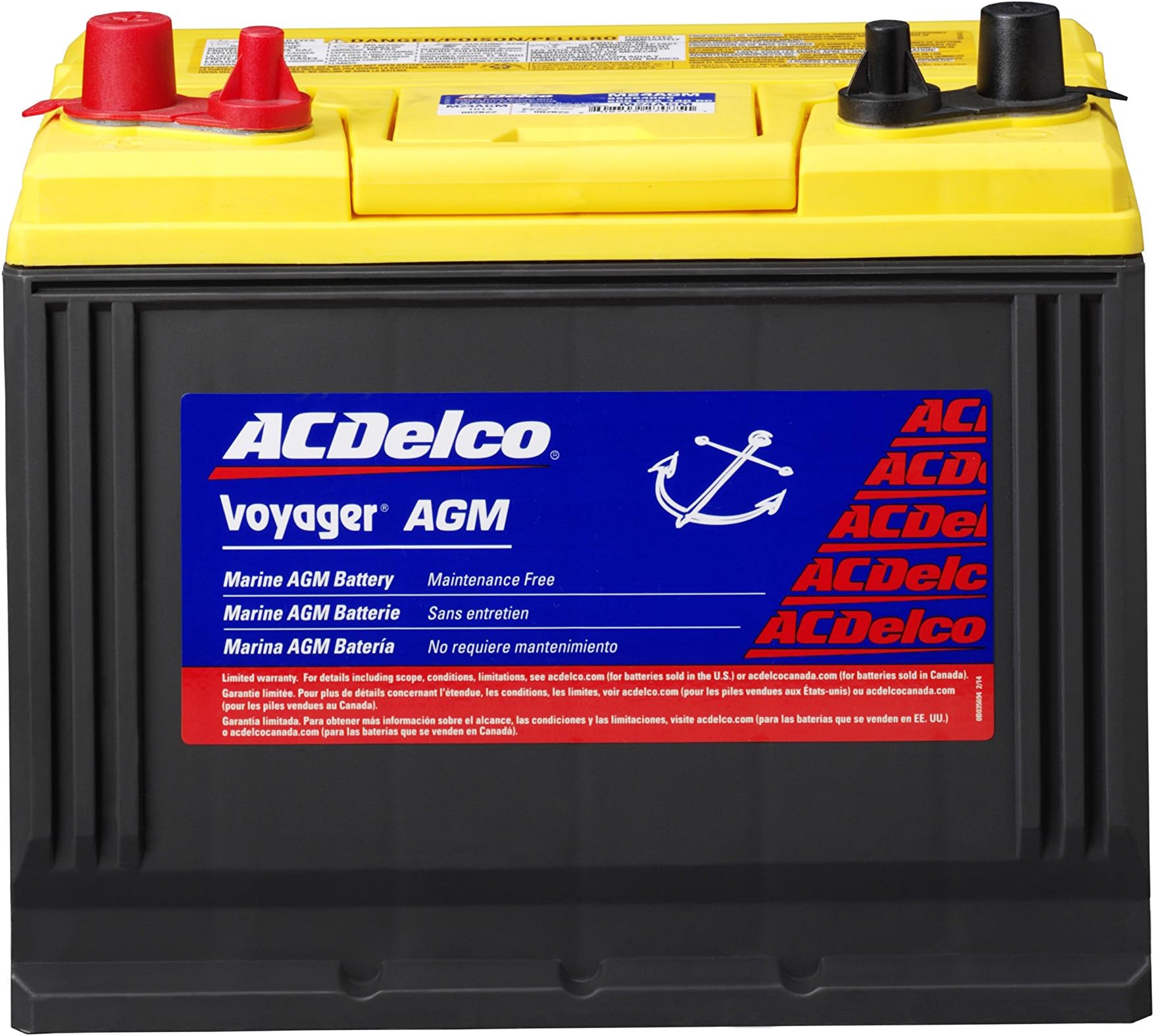 Amazon.com: ACDelco M24AGM Professional AGM Voyager BCI Group 24 ...