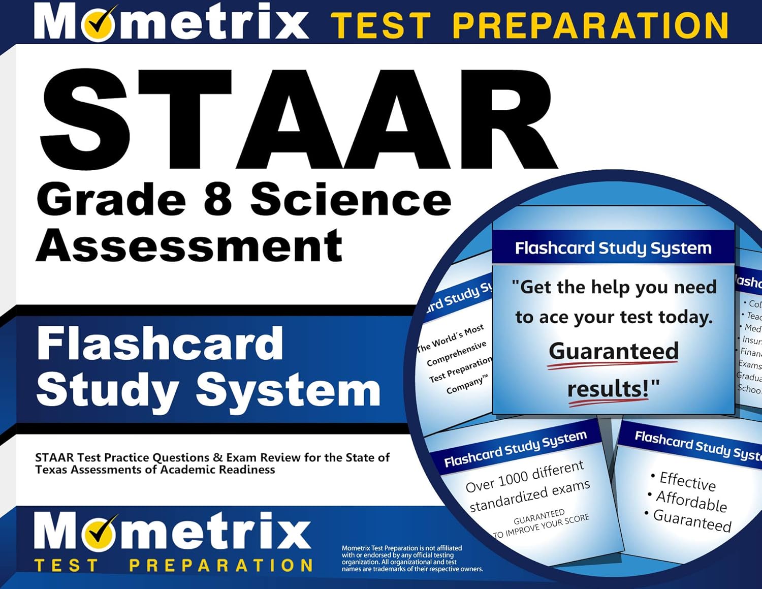 STAAR Grade 8 Science Assessment Flashcard Study System: STAAR Test ...