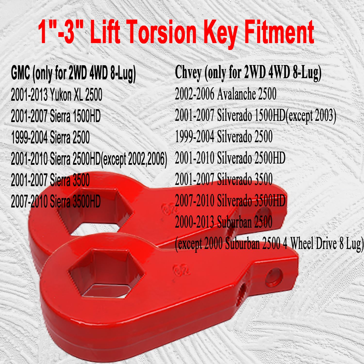 Snapklik.com : Elifecenter Forged Steel Torsion Bars Keys 1-3 Inch ...