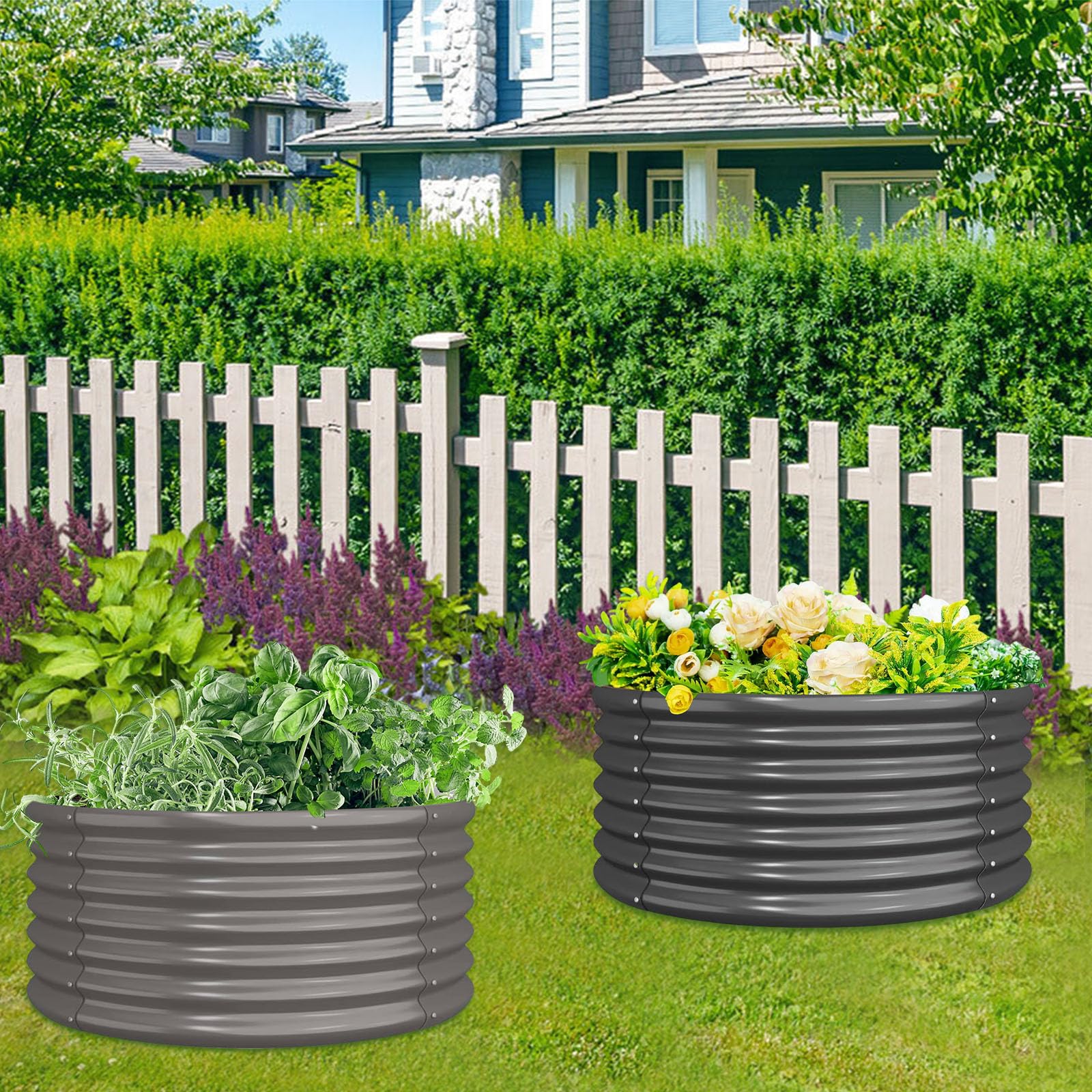 Round Planter Box Building