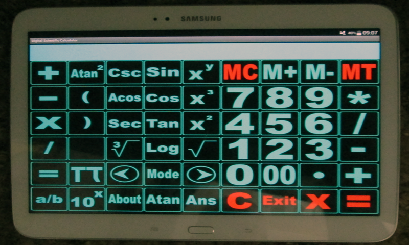 Digital Scientific Calculator - App on Amazon Appstore