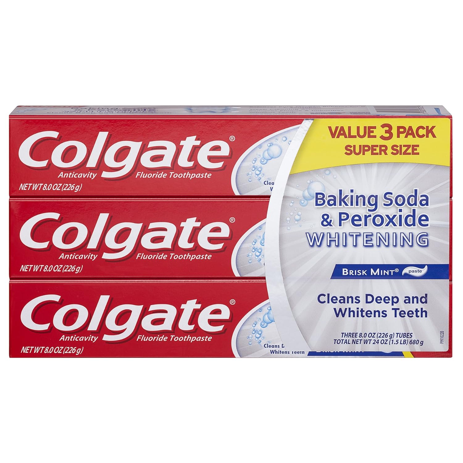 Amazon.com : Colgate Baking Soda and Peroxide Whitening Toothpaste - 8 ...