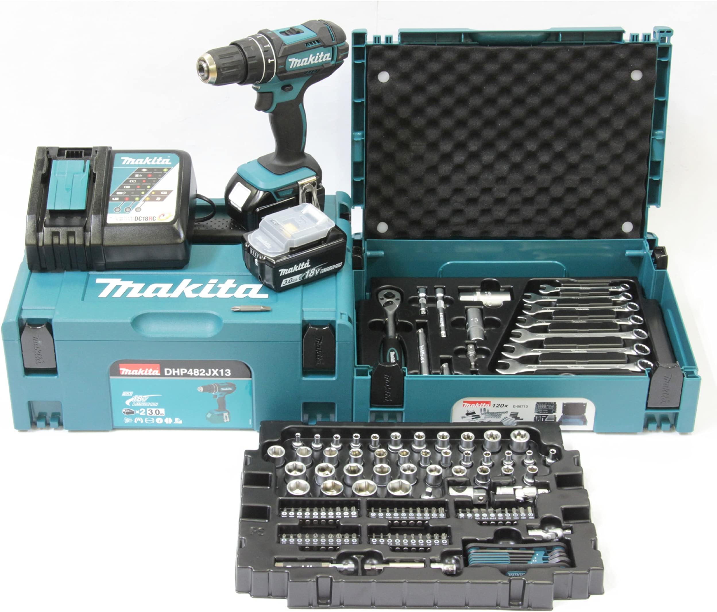 Makita DHP482JX13 perceuse-visseuse sans fil : Amazon.fr: Bricolage