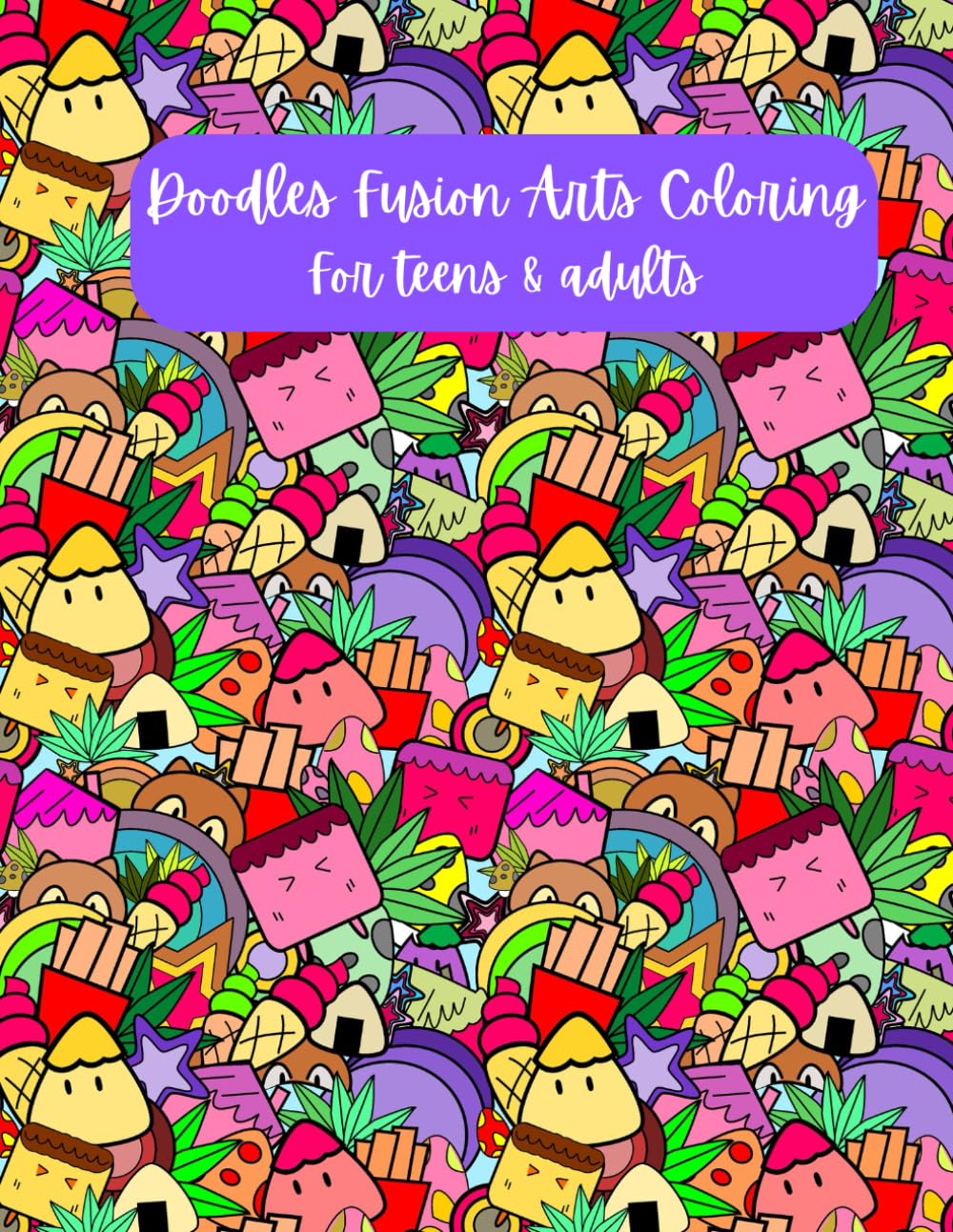 Amazon.com: Doodles Fusion Arts Coloring: Doodles Arts Coloring ...