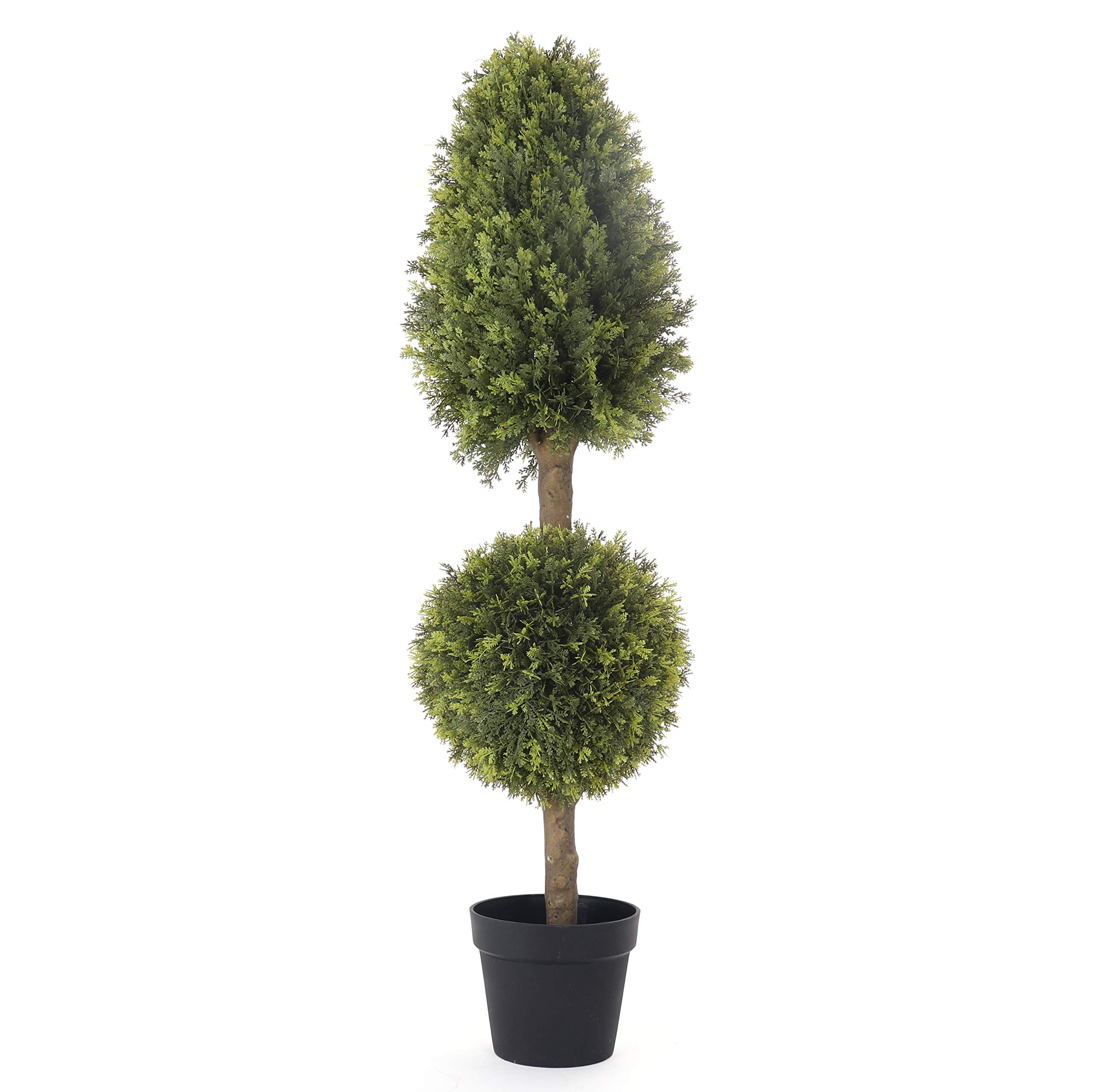 Artificial Topiary Ball Tree - 4' Ball Tree - Indoor/Outdoor Topiary ...