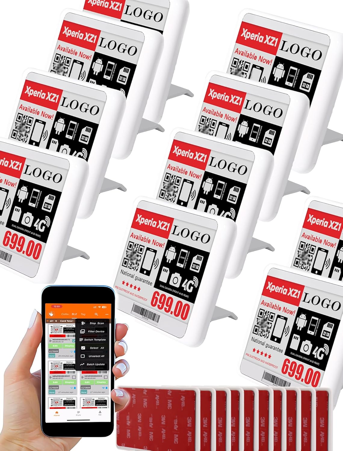 Amazon.com : Digital Business Signages, Store Electronic shelf labels ...