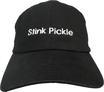 Amazon.com: Stink Pickle - Black Embroidered Ball Cap: Clothing, Shoes ...