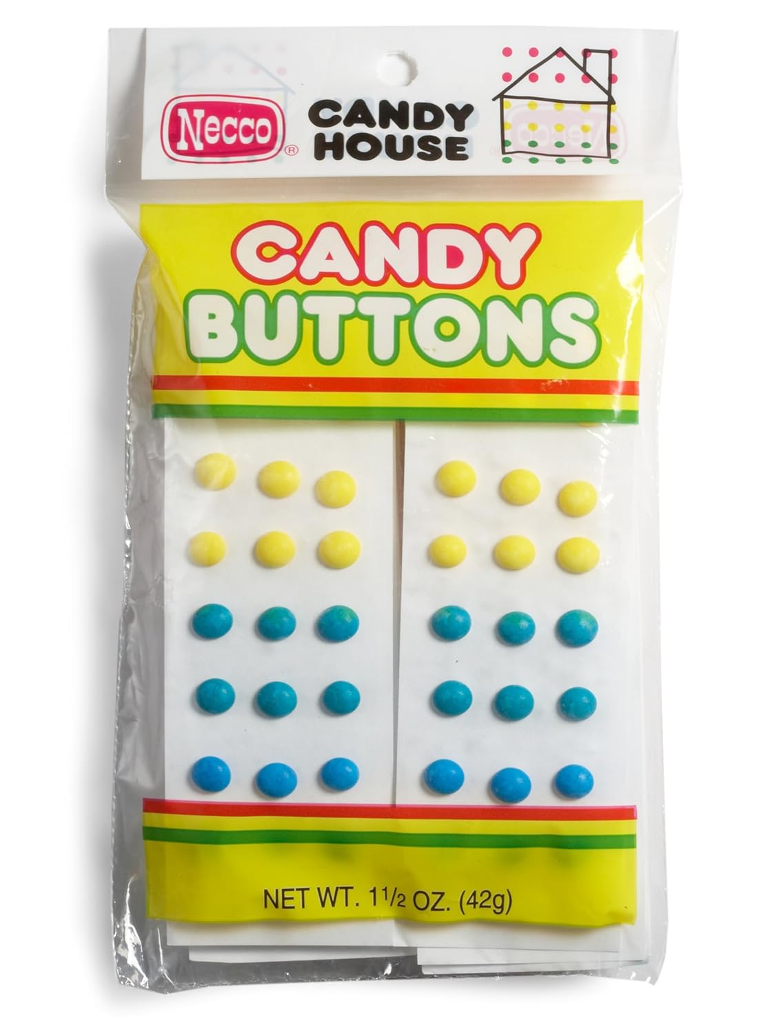 Amazon.com: Necco Candy Buttons, 1.5-Ounce Bags (Pack of 24) : Grocery ...