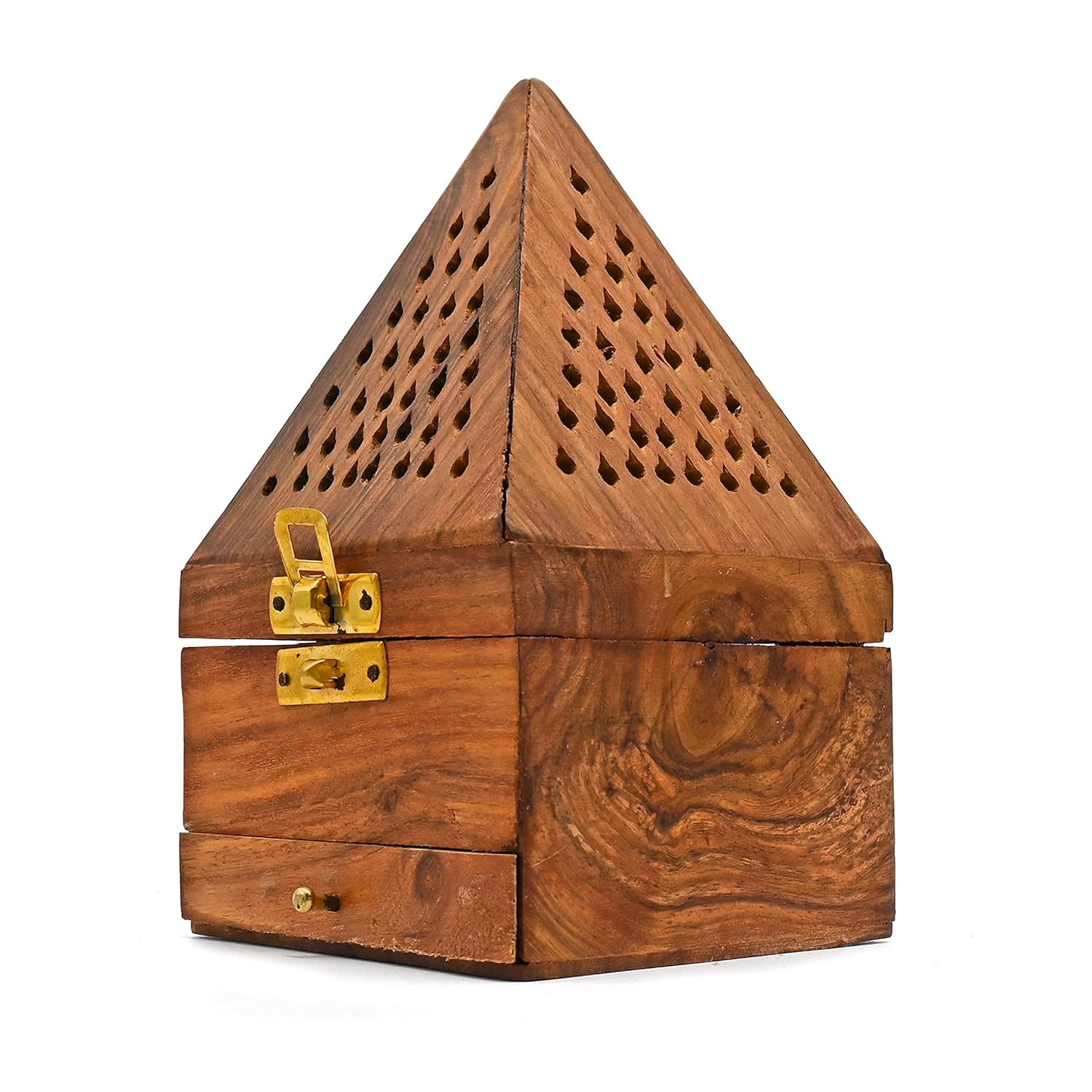 ZOHRA HASTSHILP Wooden Pyramid Incense Sticks Holder| Agarbatti & Dhoop ...